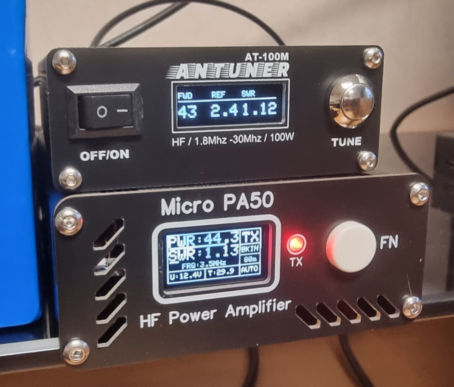 Micro PA50 50W 3,5 MHz-28,5 MHz Review - HB9HJI FUNKWELT - funk verbindet